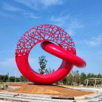 China SS Lawn And Garden Ornaments Statues Red Baking Varnished Forging for sale