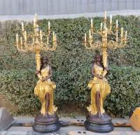 China Stainless Steel Garden Ornaments Outside Statues And Sculptures for sale
