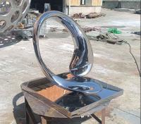 China Metal Modern Style Famous Abstract Sculptures For Indoor Decoration for sale