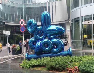 China 316L SS Lawn And Garden Statues And Sculptures Blue Baking Varnished for sale