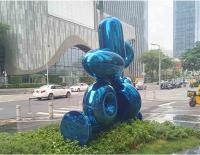 China 316L SS Lawn And Garden Statues And Sculptures Blue Baking Varnished for sale