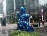 China 316L SS Lawn And Garden Statues And Sculptures Blue Baking Varnished for sale