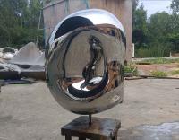 China Stainless Steel Small Garden Sculpture 1.0m Height Indoor Ornaments For Hotel for sale