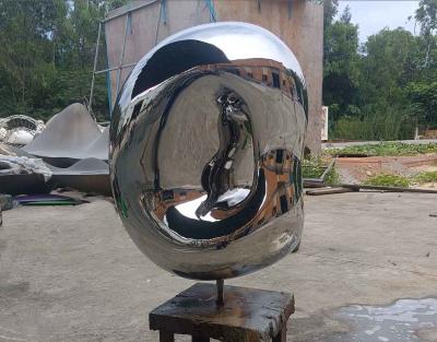 China Stainless Steel Small Garden Sculpture 1.0m Height Indoor Ornaments For Hotel for sale