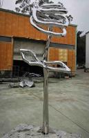 China Metal Abstract Art Sculpture Stainless Steel Abstract Yard Sculptures for sale