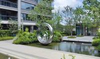 China Contemporary Outdoor Abstract  Metal art Landscape Sculpture for sale
