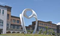 China Customized Modern Outdoor Ornamental Statues Abstract For Garden Decoration for sale