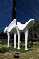 China Public Art Outdoor Metal Sculpture Stainless Steel For Plaza Decoration for sale