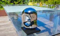 China Modern Small Stainless Steel Sculpture For Indoor Decoration for sale