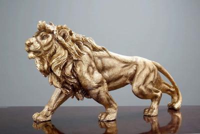 China Outdoor Animal Sculpture for Plaza Decoration with Professional Design and Golden Finish for sale