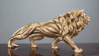 China Outdoor Animal Sculpture for Plaza Decoration with Professional Design and Golden Finish for sale