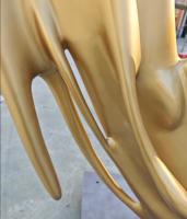 China Modern Garden Ornaments Statues Handmade Polished Abstract Metal Sculpture for sale
