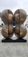 China Custom Large Abstract Antique Bronze Sculpture Garden Ornament for Outdoor Art Display for sale