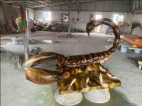 China Handcrafted outdoor bronze sculpture unique artistic design ideal for enhancing outdoor spaces gardens parks and plazas for sale