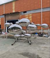 China Contemporary Abstract Stainless Steel Sculpture Urban Art for Garden Decoration for sale