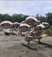 China Contemporary Abstract Stainless Steel Sculpture Urban Art for Garden Decoration for sale