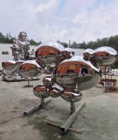 China Contemporary Abstract Stainless Steel Sculpture Urban Art for Garden Decoration for sale