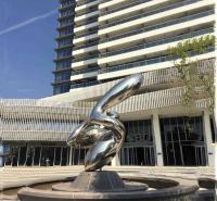China Anti Corrosion Outdoor Metal Sculpture , Abstract Metal Art Sculptures Outdoor Decoration for sale