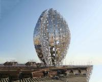 China Abstract Large Outdoor Sculpture Modern Metal Monument For Square Decoration for sale
