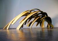 China Customized Cast Metal Sculpture Abstract Style Modern Public Decoration for sale