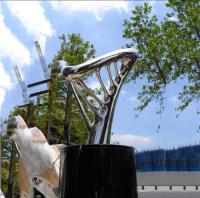 China Polished Stainless Steel Sculpture , Modern Style Outdoor Metal Sculpture for sale