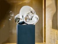 China Home Art Decoration Metal Flower Sculpture Stainless Steel Anti Corrosion for sale