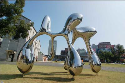 China Custom Size Stainless Steel Garden Statues For City Decoration OEM / ODM Acceptable for sale