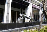 China Polished Mirror Stainless Steel Outdoor Sculpture For Public Decoration for sale