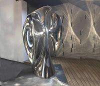 China Mirror Stainless Steel Sculpture , Stainless Steel Abstract Sculpture for sale