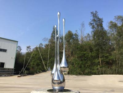 China Street Decoration Modern Abstract Sculpture / Urban Sculpture Stainless Steel for sale