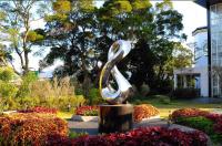 China Stainless Steel Contemporary Abstract Sculpture Polished Mirror Finishing for sale