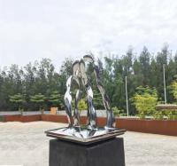 China Classical Modern Abstract Sculpture , Outdoor Decor Large Garden Ornaments Statues for sale