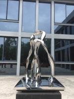 China Classical Modern Abstract Sculpture , Outdoor Decor Large Garden Ornaments Statues for sale