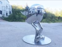 China Cartoon Metal Animal Sculptures For Garden , Outdoor Metal Bird Sculpture for sale