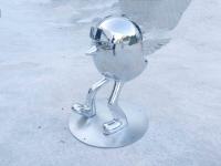 China Cartoon Metal Animal Sculptures For Garden , Outdoor Metal Bird Sculpture for sale