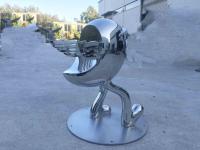 China Cartoon Metal Animal Sculptures For Garden , Outdoor Metal Bird Sculpture for sale