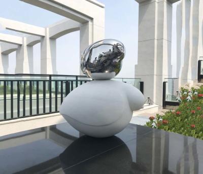 China Polished Metal Animal Sculptures 1.5 Meter Height Bird Indoor Decoration for sale