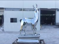 China Outdoor Metal Animal Sculptures , Urban Decoration Abstract Animal Sculpture for sale