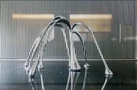 China Outdoor Garden Ornaments Statues Modern Art Stainless Steel High Durability for sale