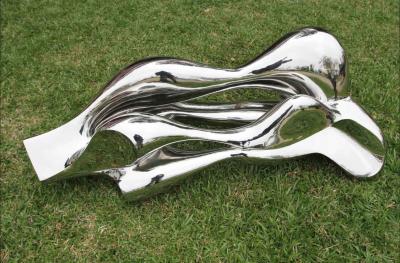 China Metal Garden Ornaments Statues , Lawn Decoration Contemporary Yard Sculptures for sale