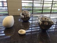 China Impressive Metal Interior Design Sculpture Ornaments Abstract Art 0.8m Height for sale