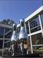 China 0.5m Height Home Decor Sculptures Polished Stainless Steel Corrosion Resistance for sale