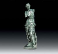 China Artificial Style Small Indoor Floor Statues Cast Bronze Gallary Decoration for sale