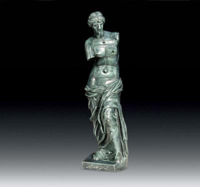 China Artificial Style Small Indoor Floor Statues Cast Bronze Gallary Decoration for sale