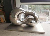 China Handicraft Indoor Metal Sculptures , Abstract Art Metal Sculpture Home Decor for sale