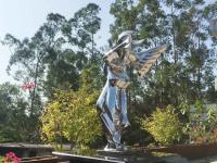 China Modern Indoor Metal Sculptures , Abstract Indoor Sculptures Contemporary for sale