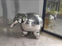 China Abstract ODM / OEM Accept Metal Animal Sculptures Statue For Garden Decor for sale