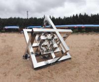 China Customized Stainless Steel Statue , Large Decorative Outdoor Metal Art Sculpture for sale