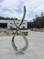 China Art Modern Abstract Sculpture Stainless Steel Mirror Polished Finishing for sale