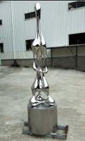 China Durable Modern Metal Stainless Steel Sculpture Outdoor For Garden Decoration for sale